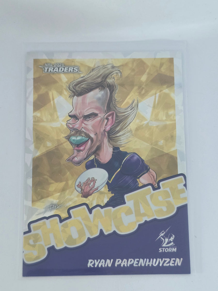 NRL 2025 Traders | Showcase Gold | #SG9 | Ryan Papenhuyzen | #001/125 – Funporium