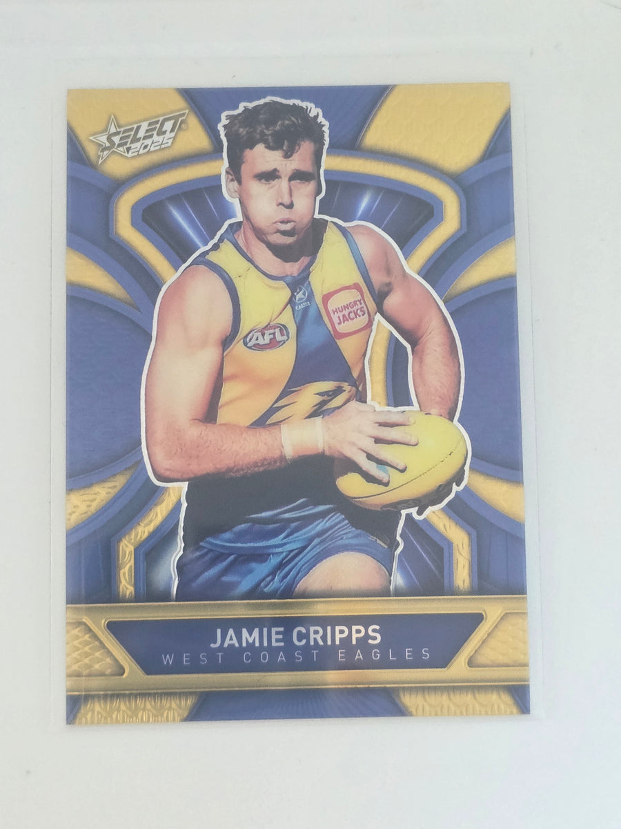 AFL Footy Stars 2025 Luminous Dragon Scales #LD194 J. CRIPPS Eagles #7 – Funporium
