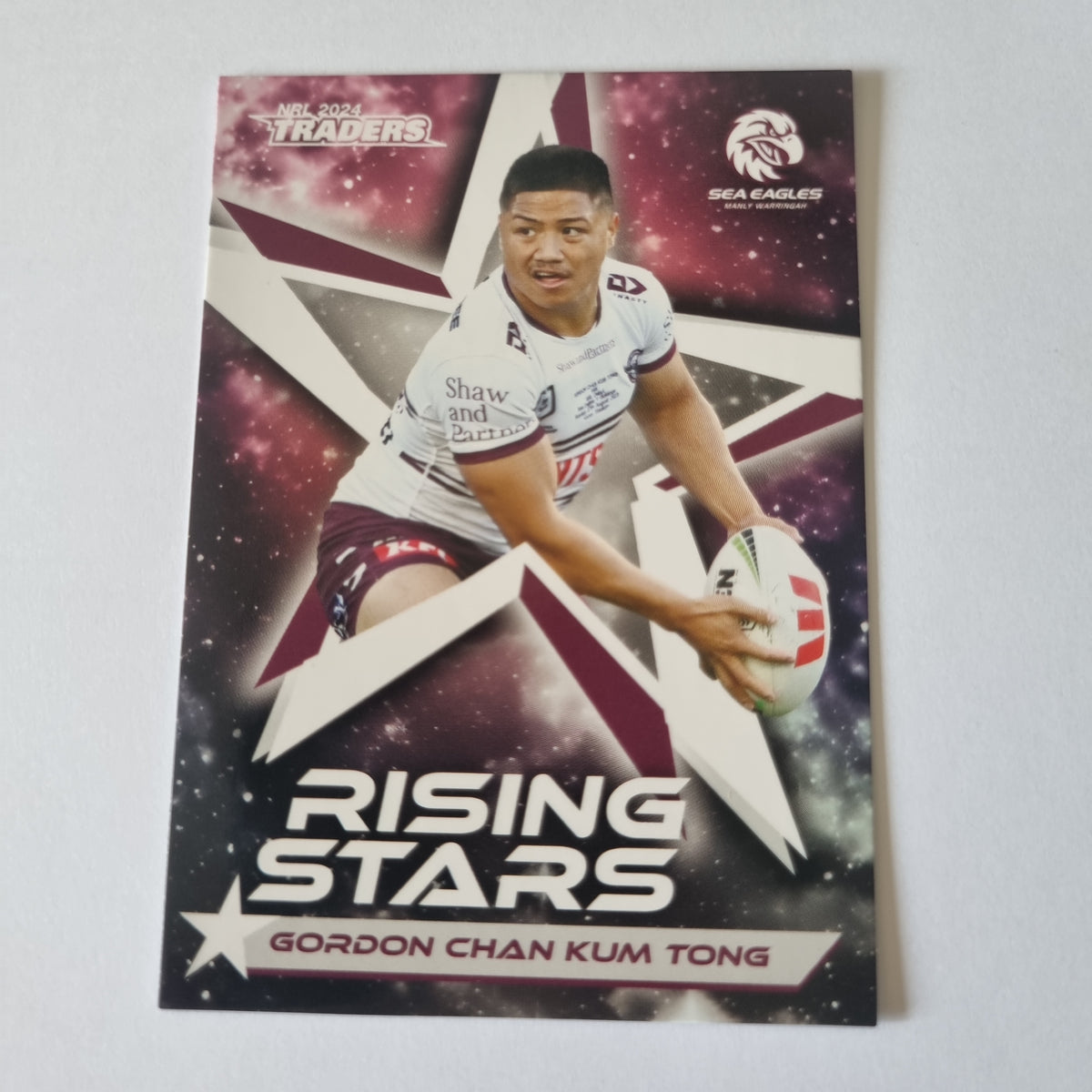 NRL 2024 Traders - Rising Stars - RS27 Gordon Chan Kum Tong Sea Eagles – Funporium