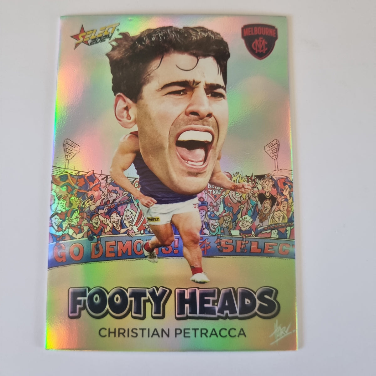 2024 Select Footy Stars - Footy Heads - FH52 - C. Petracca - Melbourne ...
