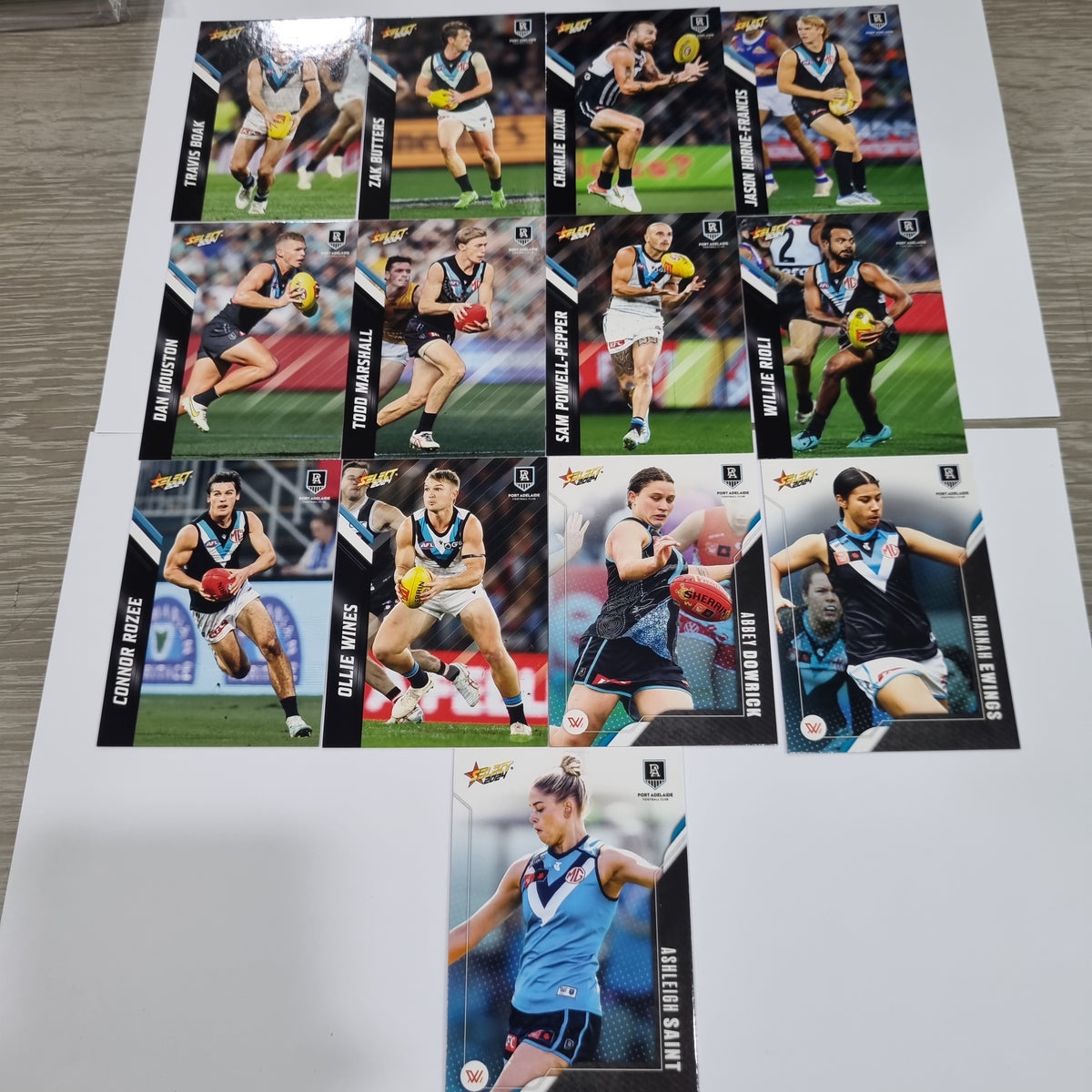 2024 Select Footy Stars - Base Team Set (13 Cards) - Port Adelaide ...