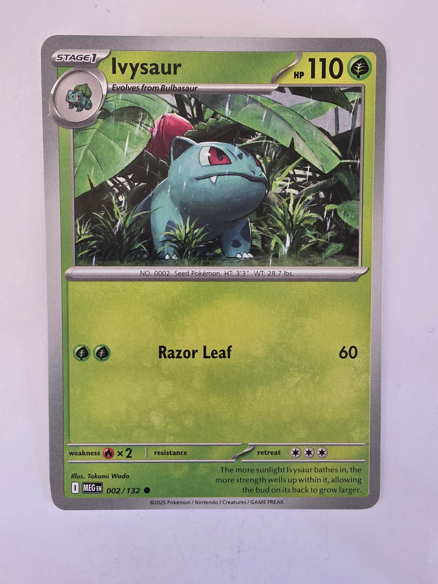 Pokemon TCG Mega Evolutions | #002/132 | Ivysaur | Common – Funporium