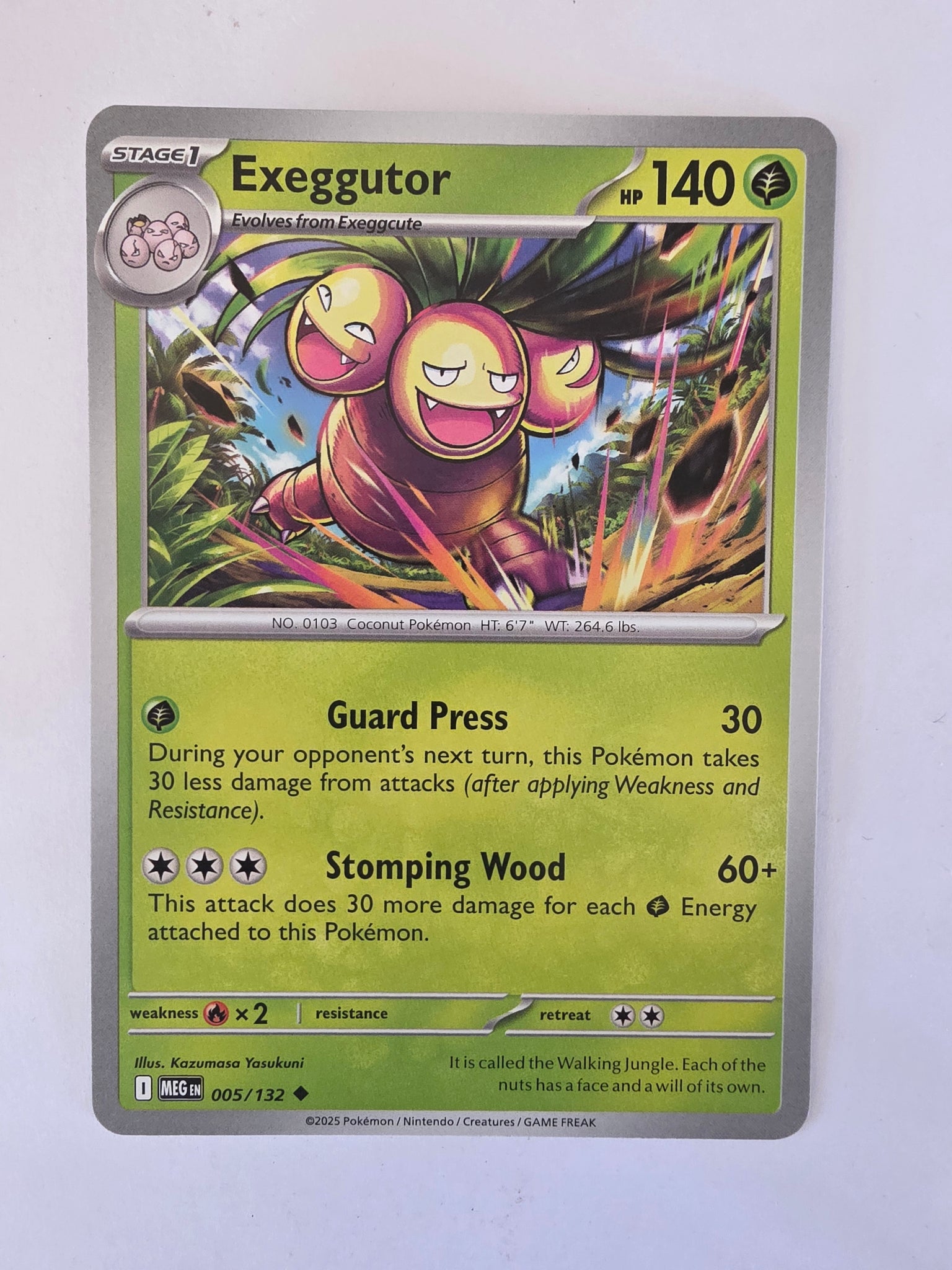 Pokemon TCG Mega Evolutions | #005/132 | Exeggutor | Uncommon – Funporium