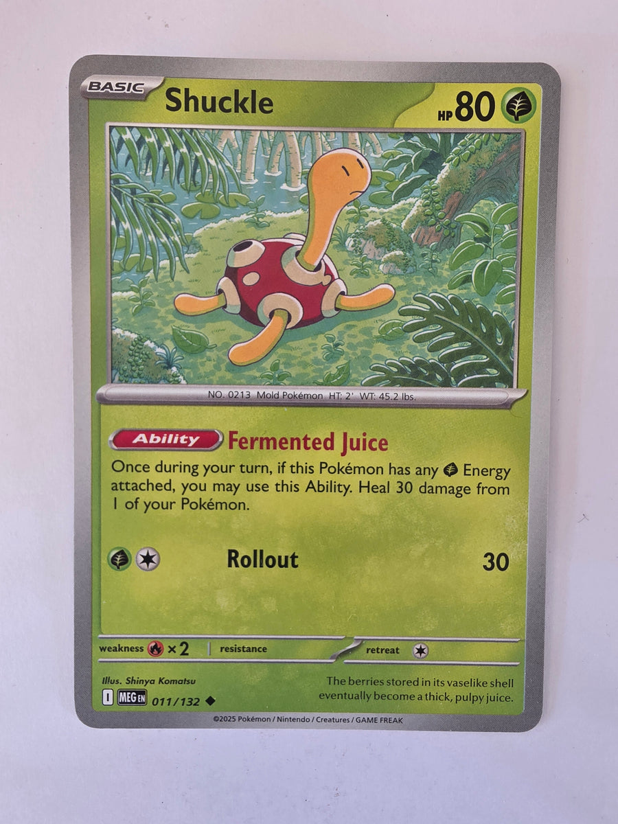 Pokemon TCG Mega Evolutions | #011/132 | Shuckle | Uncommon – Funporium