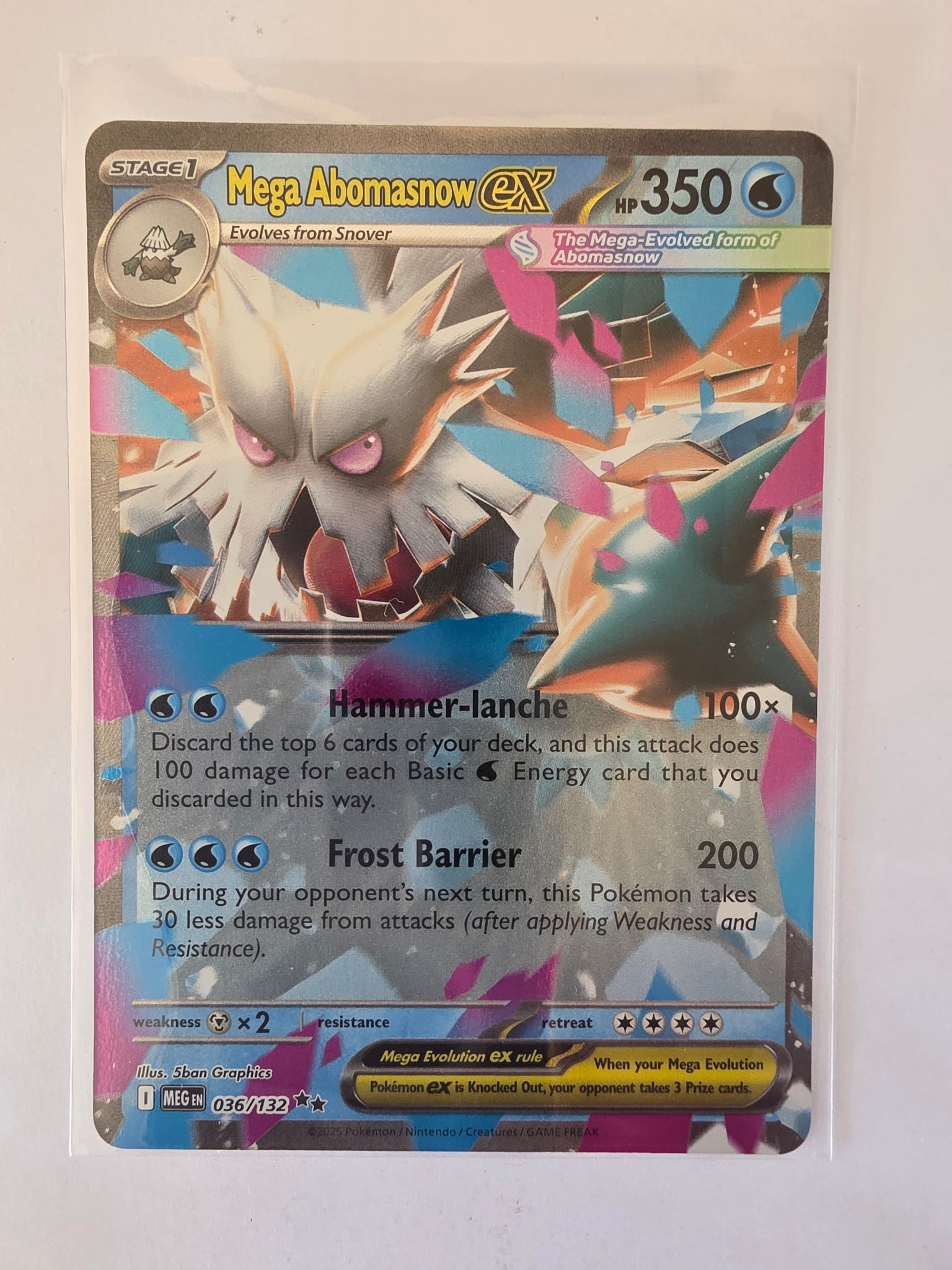 Pokemon TCG Mega Evolutions | #036/132 | Mega Abomasnow ex | Double Ra – Funporium