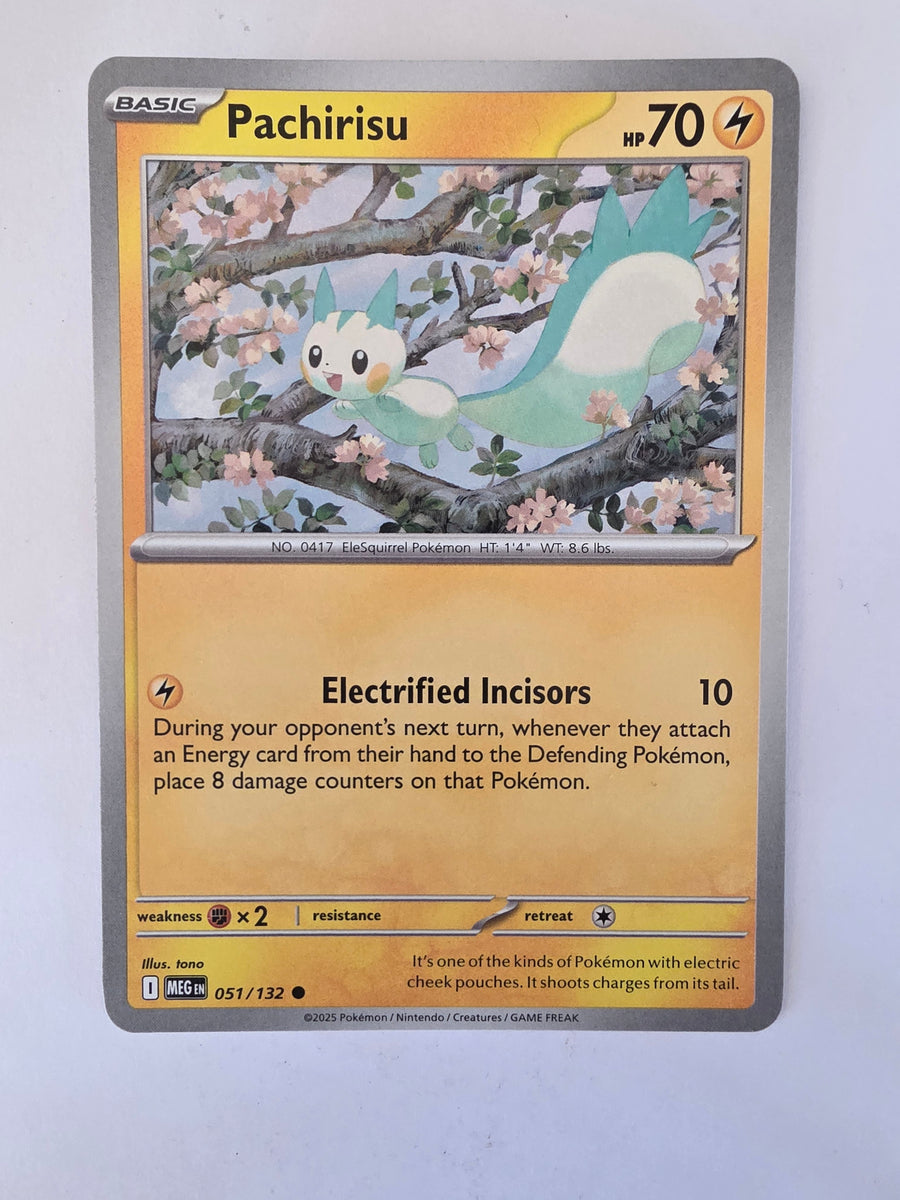 Pokemon TCG Mega Evolutions | #051/132 | Pachirisu | Common – Funporium