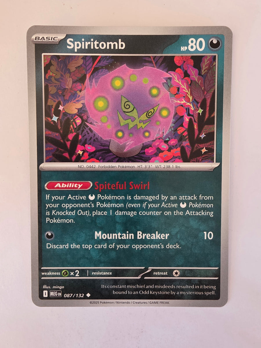 Pokemon TCG Mega Evolutions | #087/132 | Spiritomb | Uncommon – Funporium