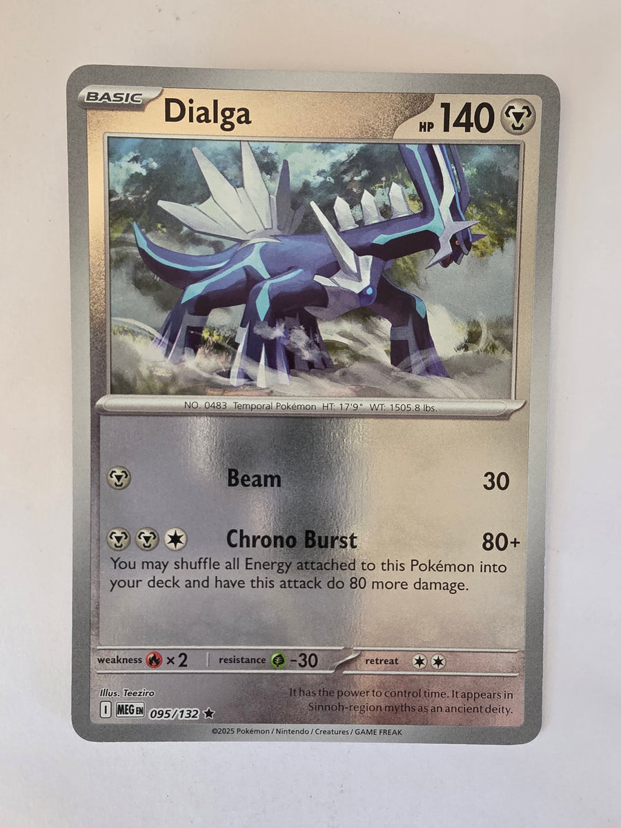 Pokemon TCG Mega Evolutions | #095/132 | Reverse Holo | Dialga | Rare ...