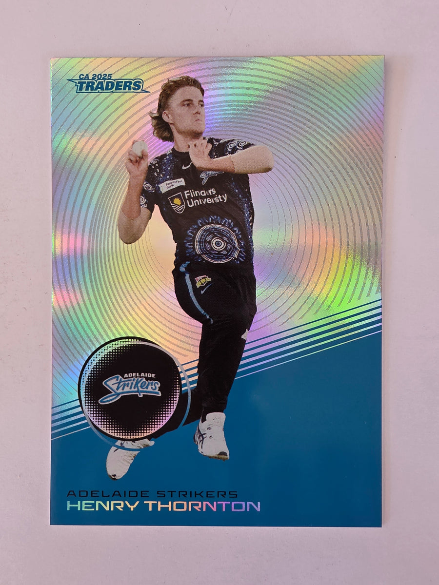 2025/26 Cricket Traders | Silver Parallel | #S061 | Henry Thornton | A ...