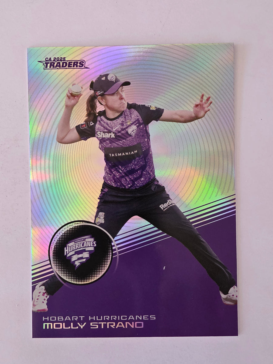 2025/26 Cricket Traders | Silver Parallel | #089 | Molly Strano | Hurr ...