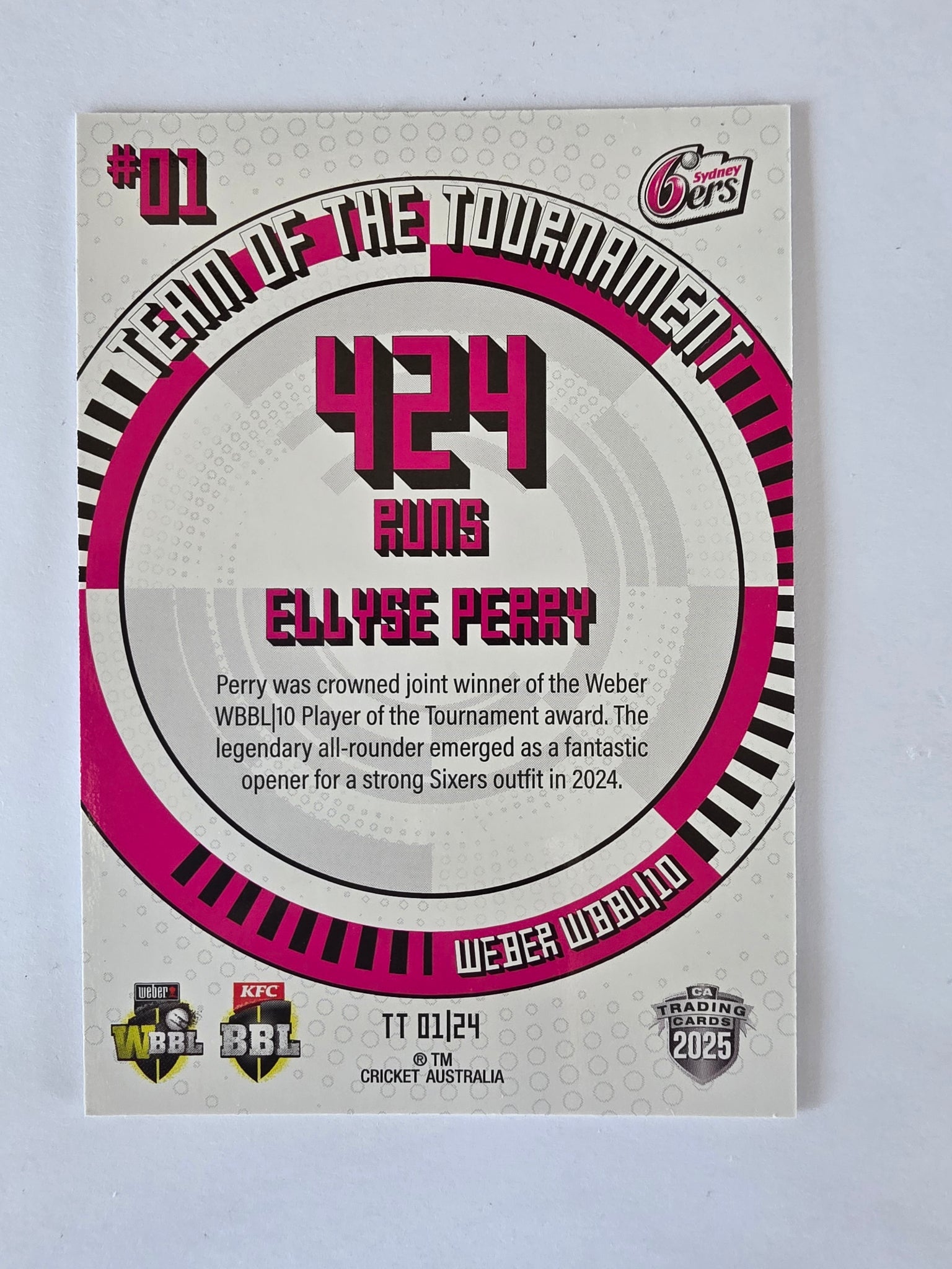 2025/26 Cricket Traders |Team of the Tournament | #TT01 | Ellyse Perry ...