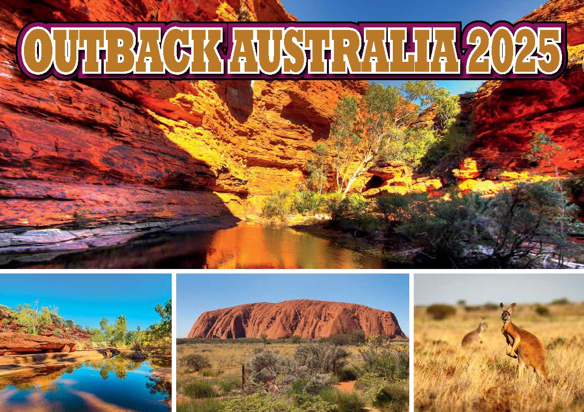 Outback Australia - 2025 A4 Calendar: 2026 – Funporium