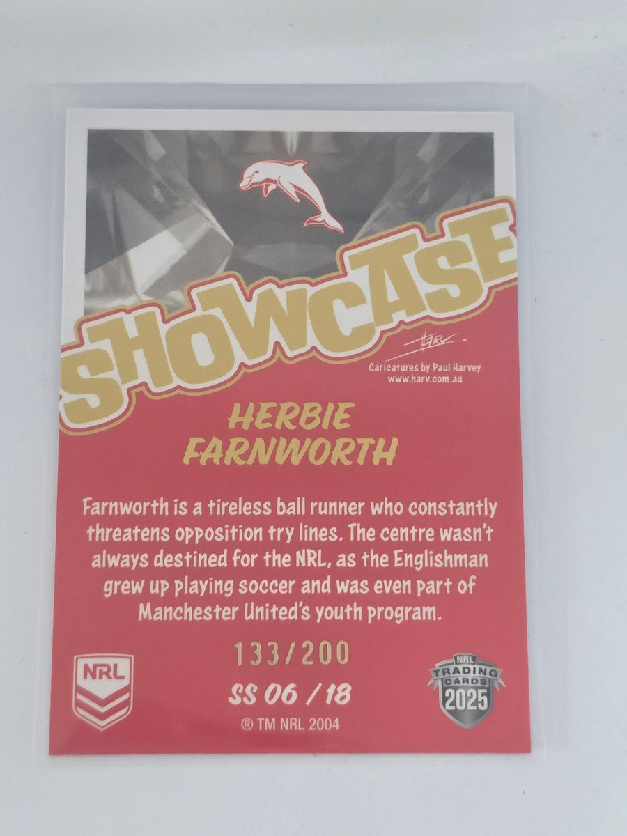 NRL 2025 Traders | Showcase Silver | #SS6 | Herbie Farnworth | #133/20 ...