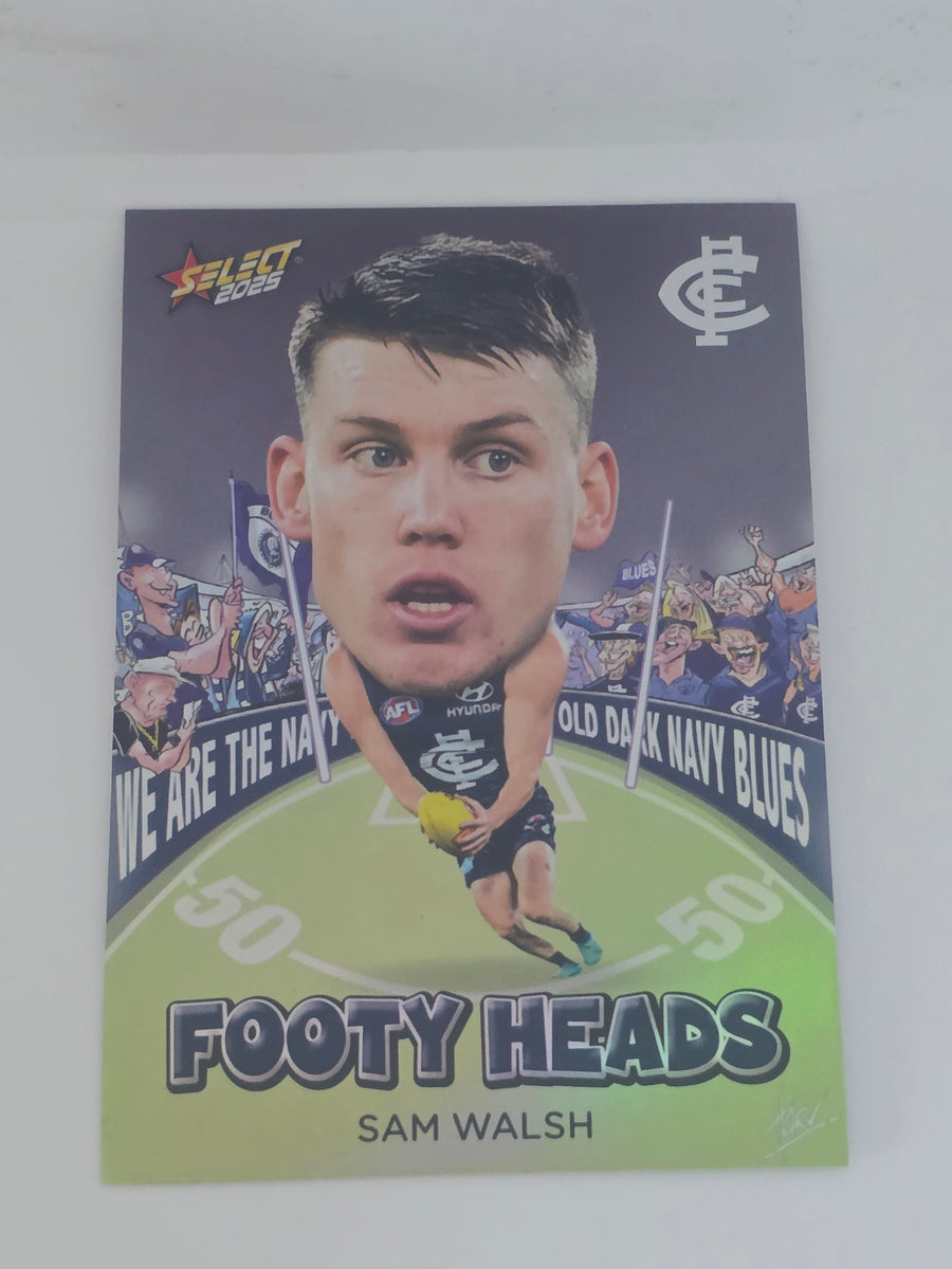 AFL Footy Stars 2025 | Footy Heads | #FH17 | S. Walsh | Carlton – Funporium