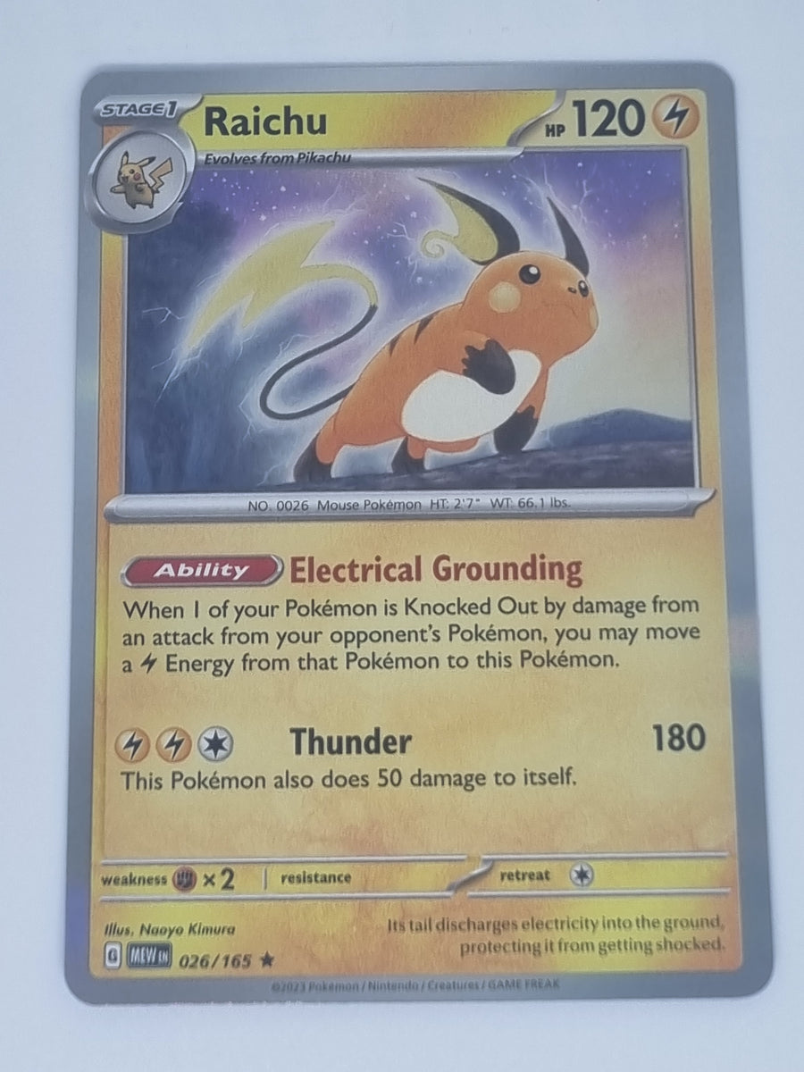 Pokemon TCG - Pokemon 151 - #026/165 - Raichu - Rare – Funporium