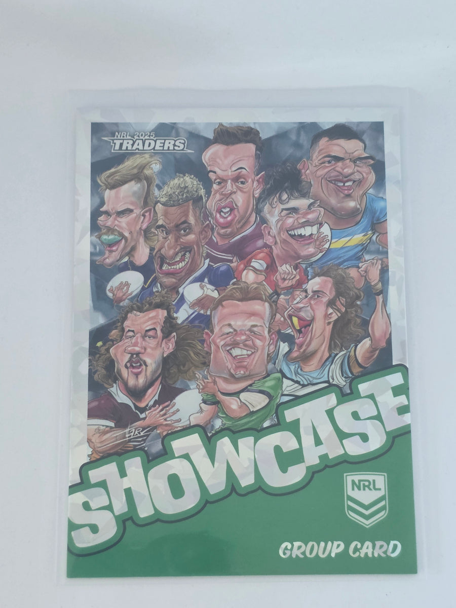 NRL 2025 Traders | Showcase Titanium | #ST1 | Group Card | #13/75 ...