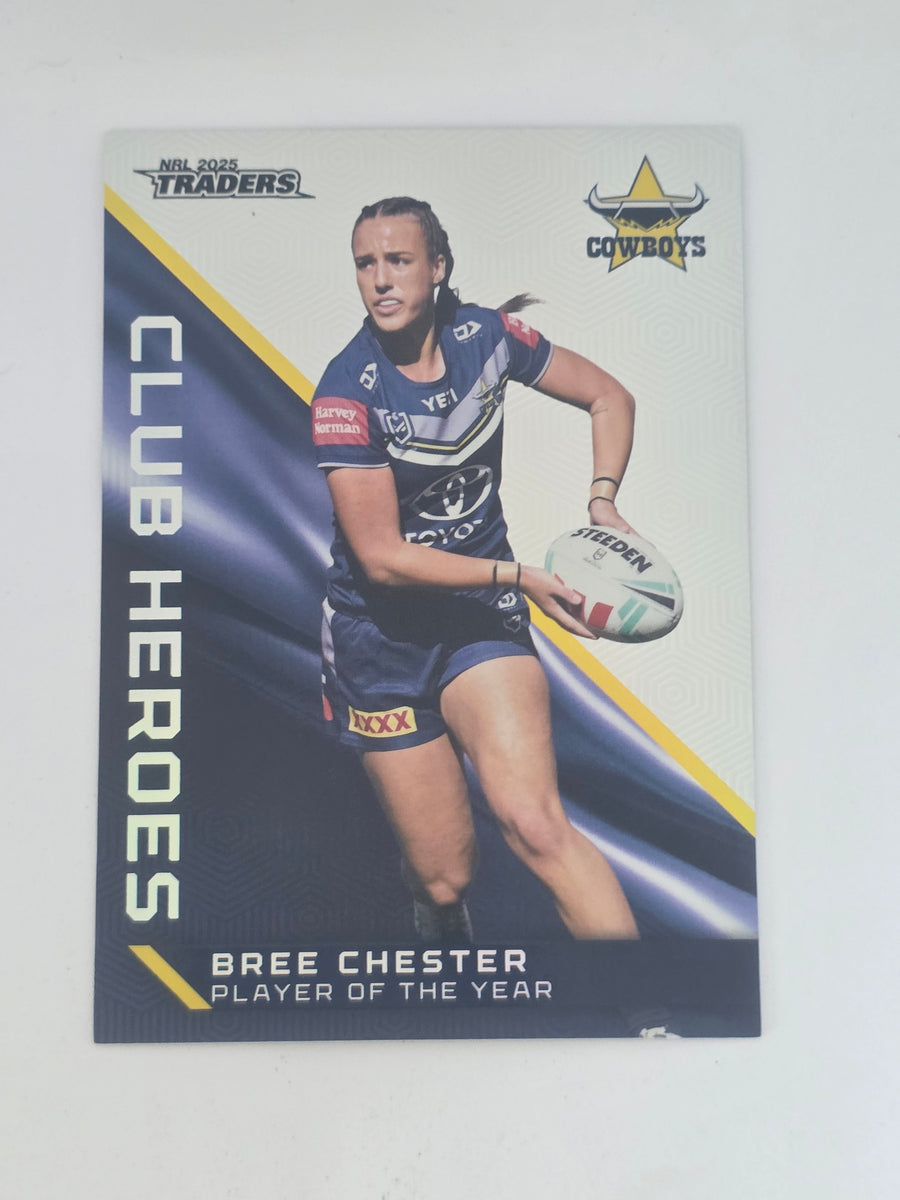 NRL 2025 Traders | Club Heroes | #CH26 | Bree Chester | Cowboys – Funporium