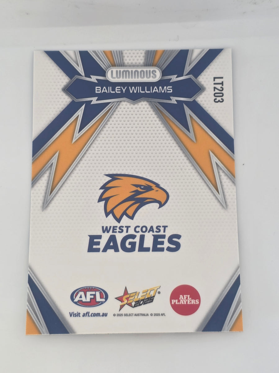 AFL Footy Stars 2025 | Luminous Thunderbolt | #LT203 | B. Williams | W ...