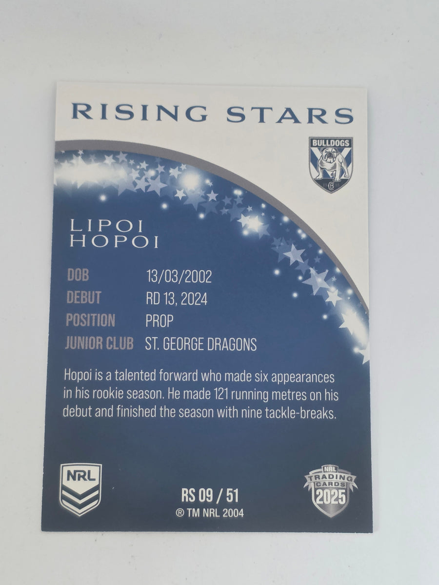 NRL 2025 Traders | Rising Stars | #RS9 | Lipoi Hopoi | Bulldogs – Funporium