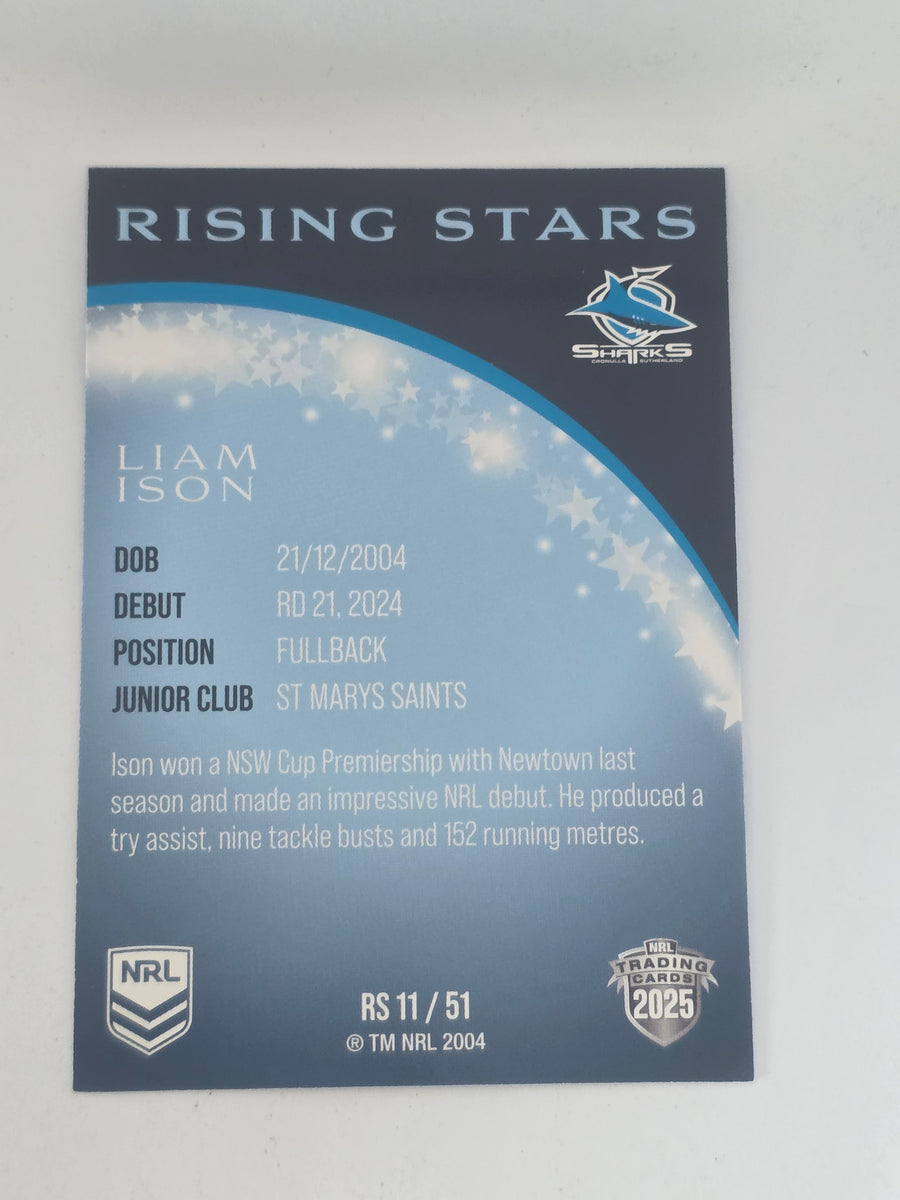 NRL 2025 Traders | Rising Stars | #RS11 | Liam Ison | Sharks – Funporium