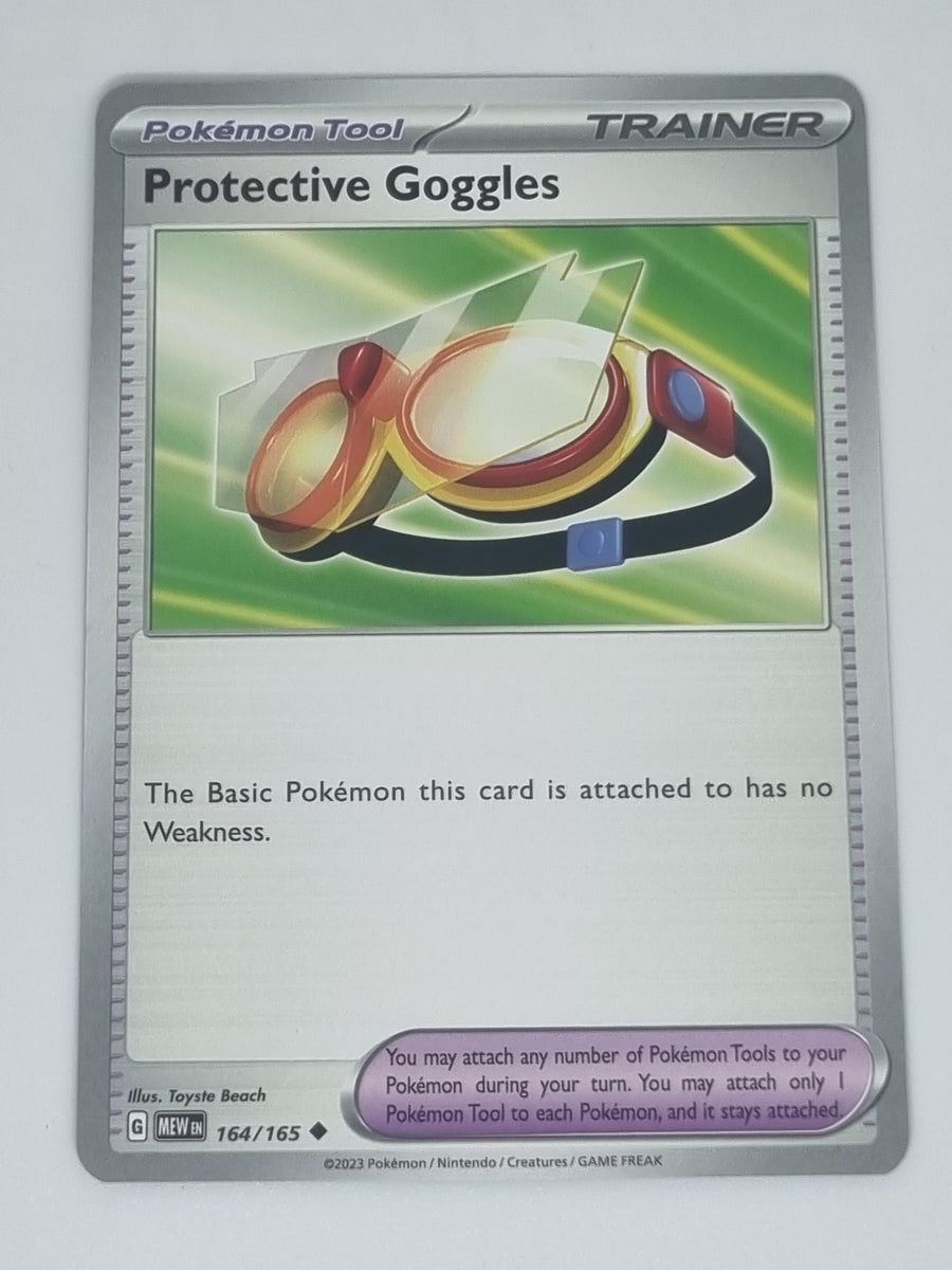 Pokemon TCG - Pokemon 151 - #164/165 - Protective Goggles - Uncommon ...