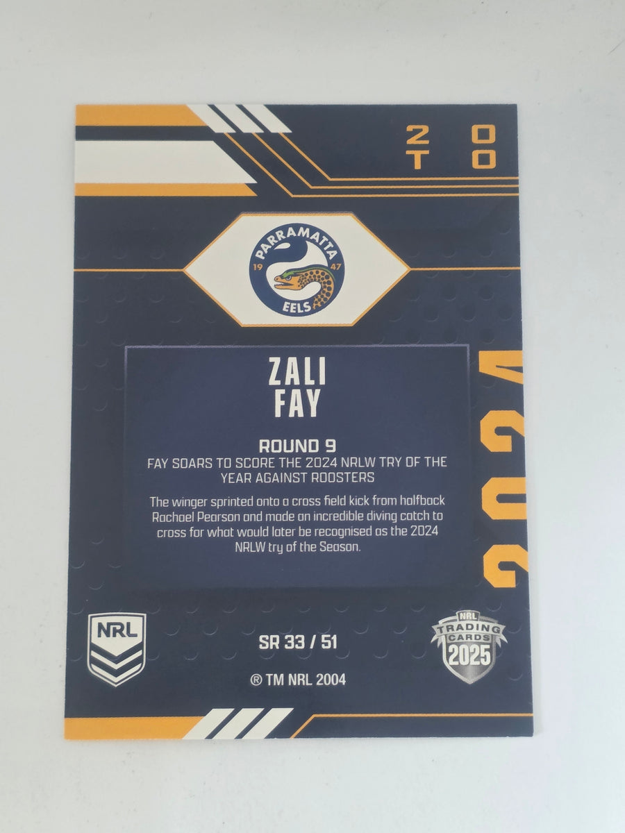 NRL 2025 Traders | 2024 Season to Remember | #SR33 | Zali Fay | Eels ...