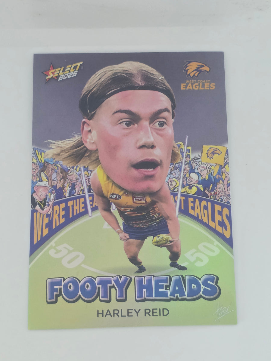 AFL Footy Stars 2025 | Footy Heads | #FH100 | H. Reid | West Coast Eag ...