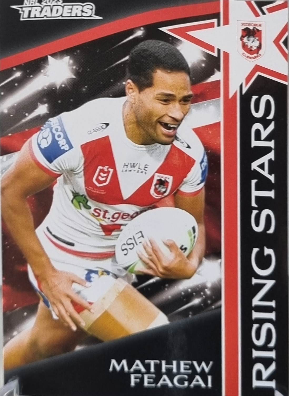 Rising Stars - RS37 -Mathew Feagai - Dragons - 2023 Traders NRL – Funporium