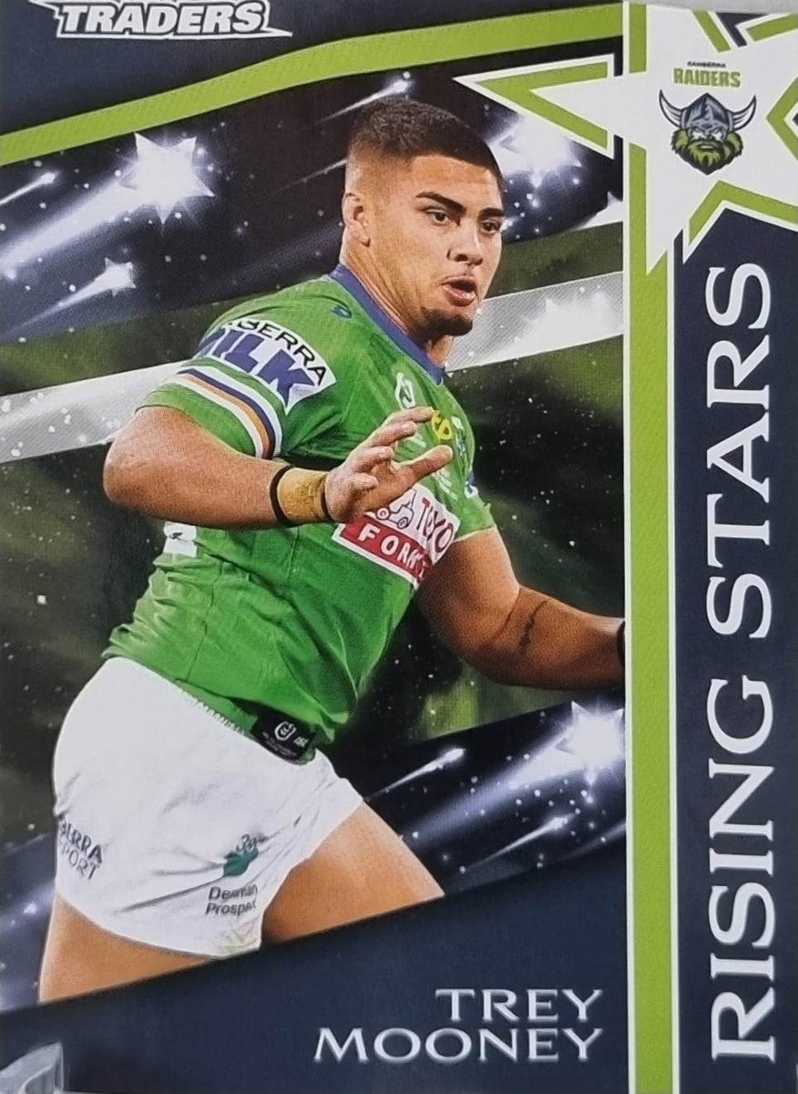Rising Stars - RS4 - Trey Mooney - Raiders - 2023 Traders NRL – Funporium