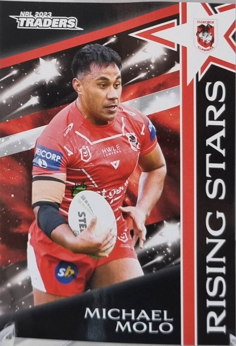 Rising Stars - RS39 -Michael Molo - Dragons - 2023 Traders NRL – Funporium