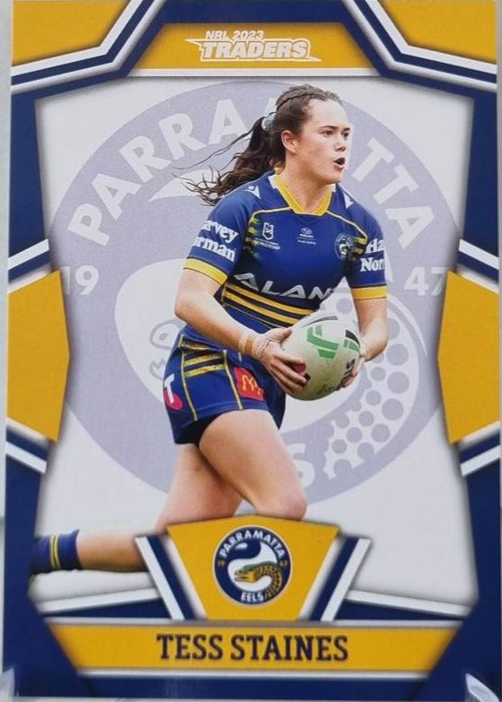 NRLW35 - Tess Staines - Parramatta Eels - 2023 Traders NRL – Funporium