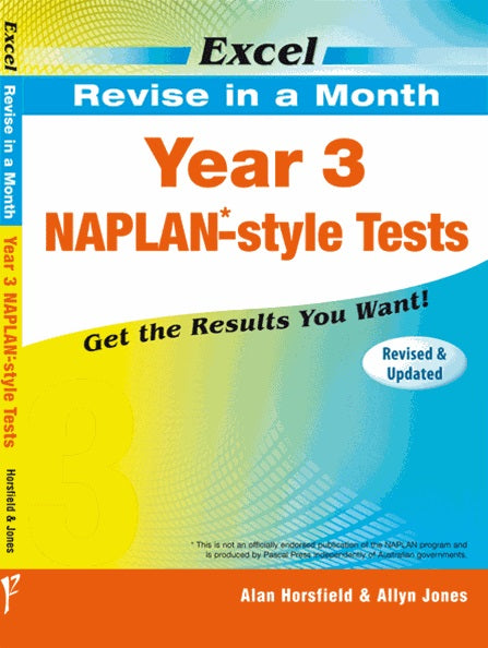Naplan - Revise in a Month - Year 3 - Excel – Funporium